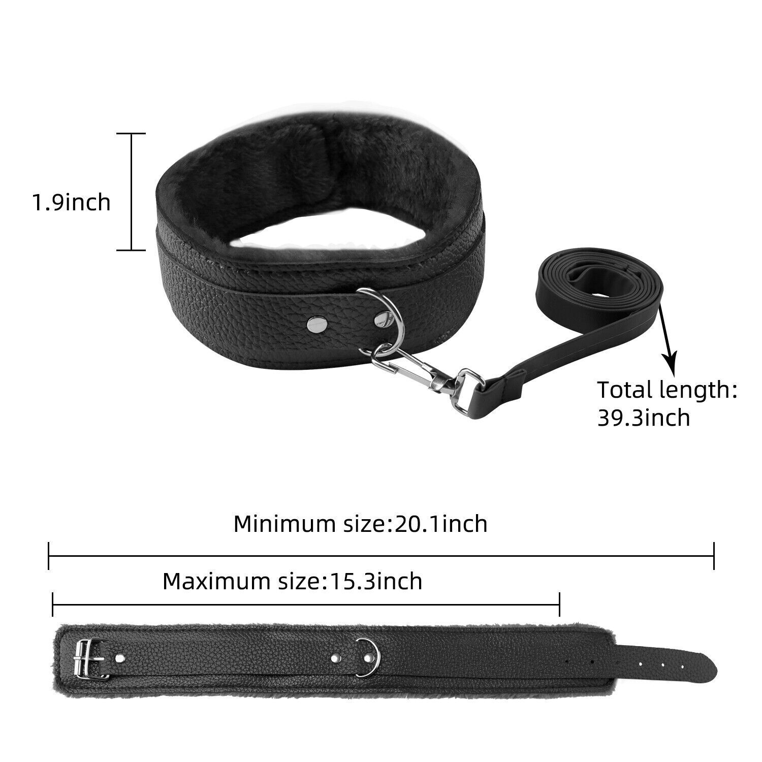 10pcs Adult Sexy Bdsm Bondage Set Kit Hand Cuffs Foot Cuff Whip Rope