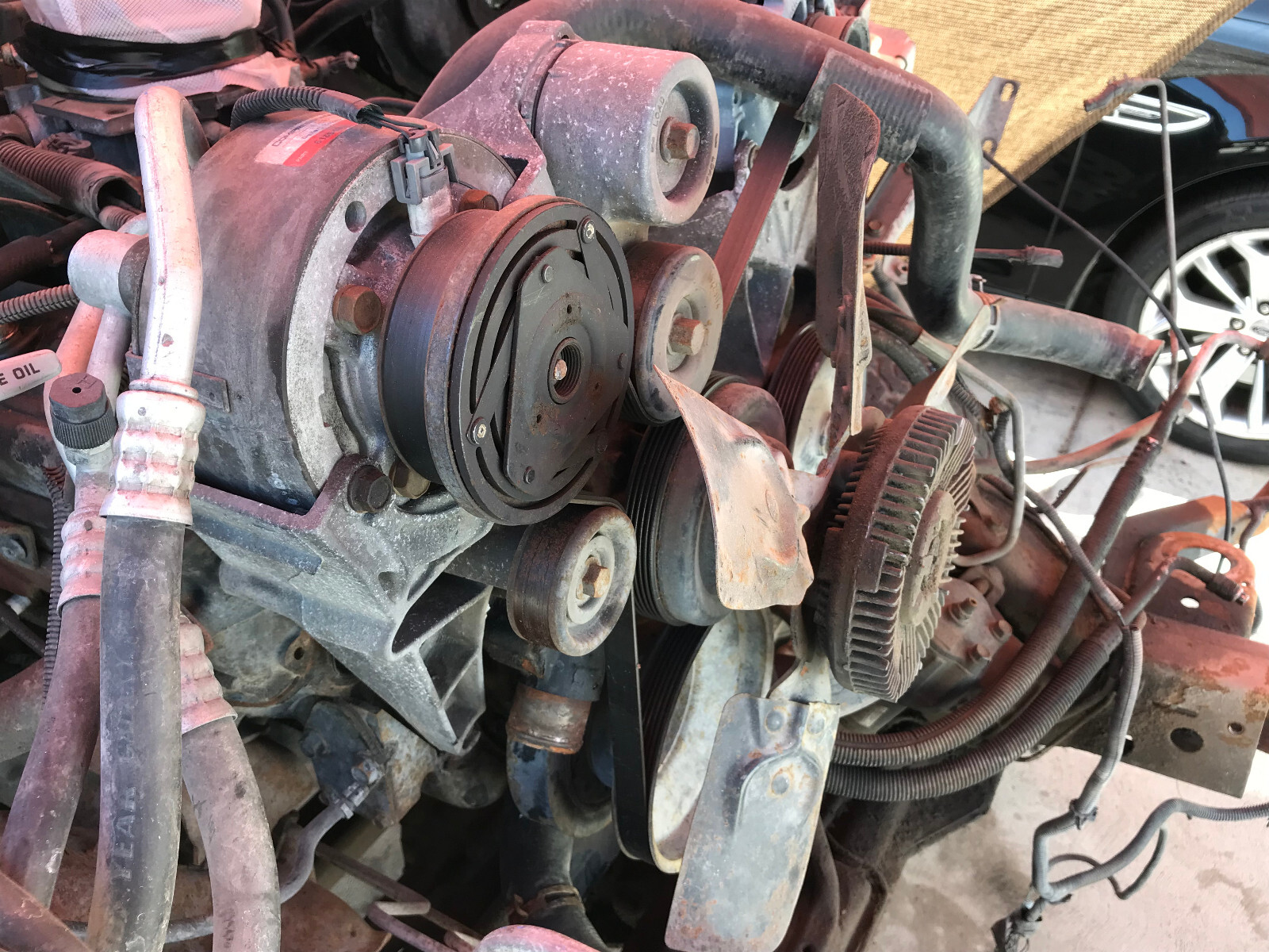 92-99 k1500 engine & transmission 8th generation suburban 5.7_ V8_ TBI ...