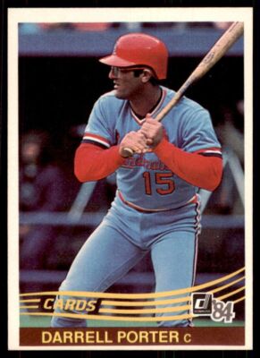1984 Donruss Darrell Porter Baseball Cards #303 | eBay