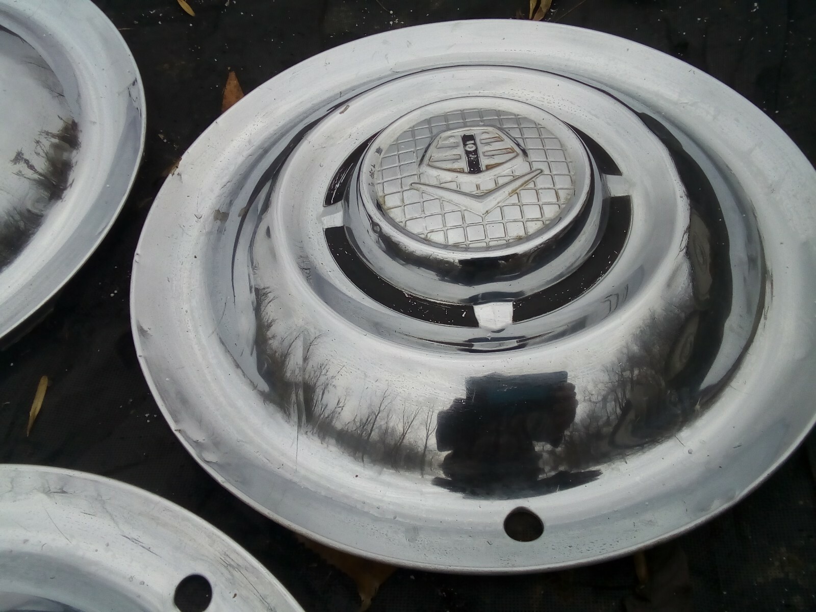 1955 55 Dodge Hubcap Rim Wheel Cover Hub Cap 15" OEM USED SET 3 | eBay