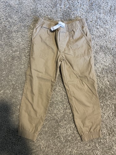 Carter’s Simple Joys Boys 4T Pants Khaki Elastic Waist Drawstring ...