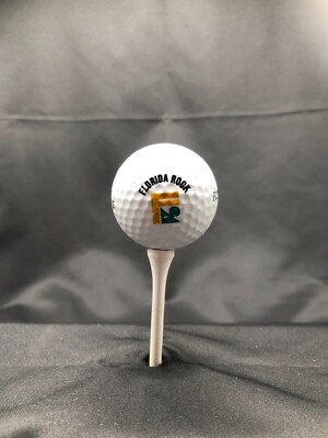Top Flite XL Regular Trajectory FLORIDA ROCK Logo White Golf Ball ...