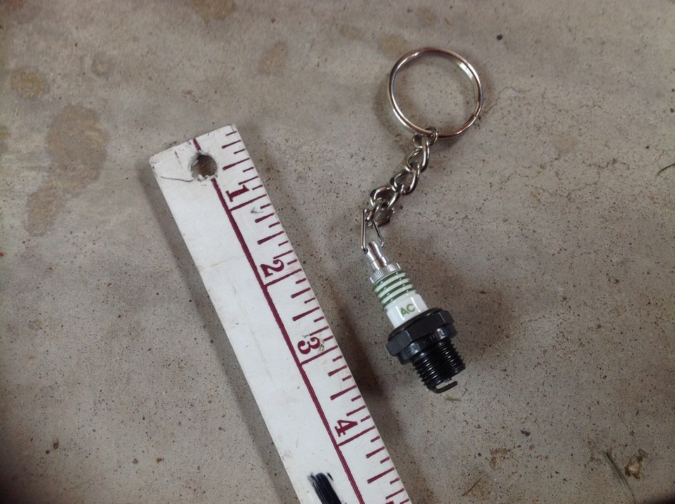 AC SPARK PLUG KEY RING | eBay