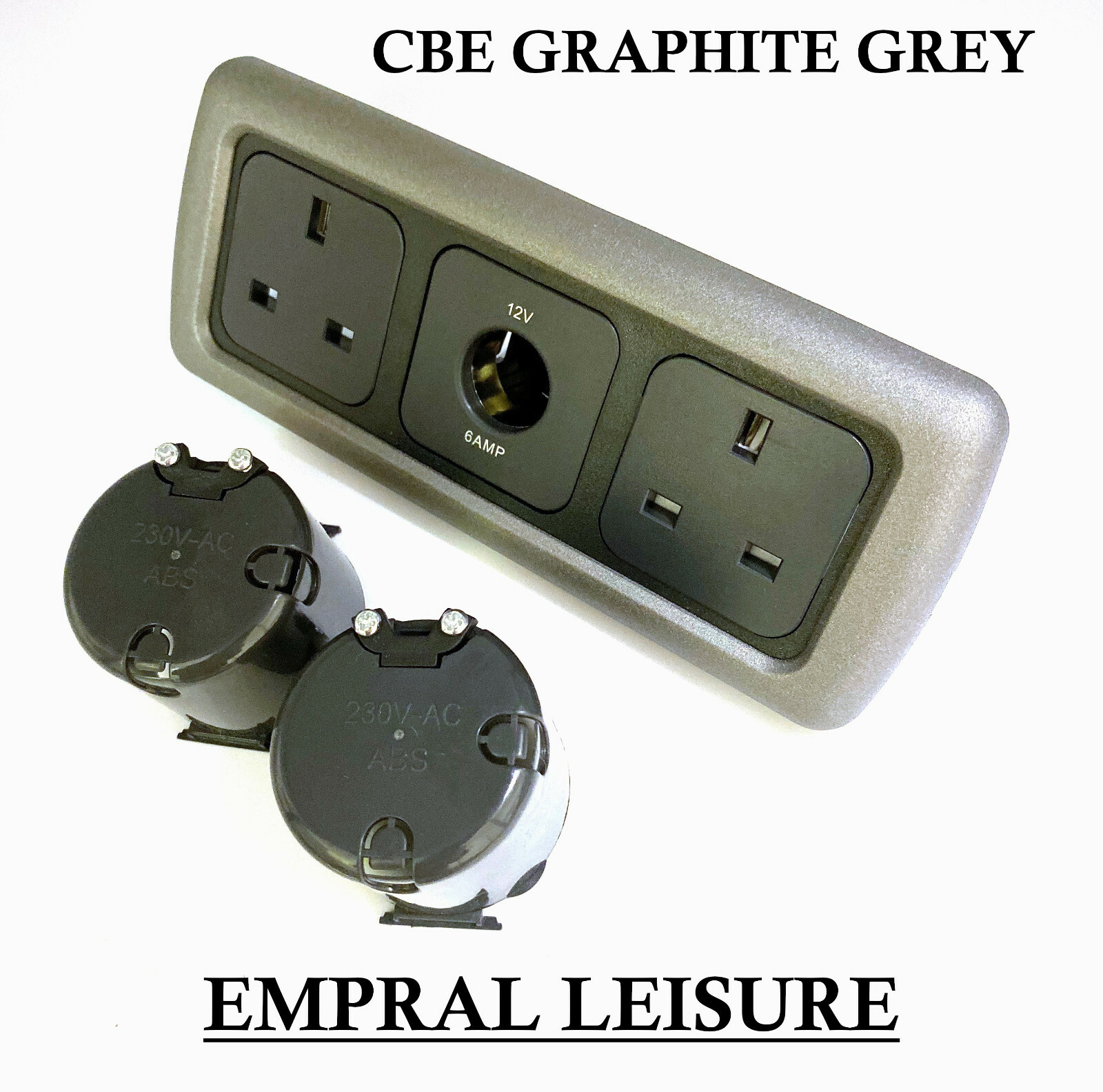 CBE C-Line Triple Frame 240v Sockets 12v Socket Motorhome Caravan ...