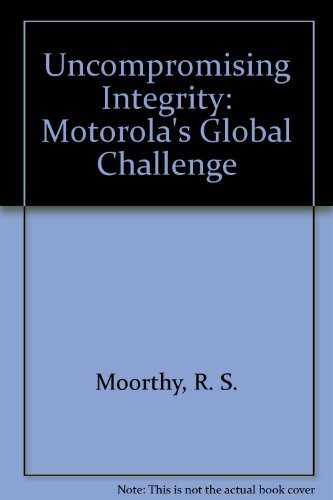 UNCOMPROMISING INTEGRITY By R S Moorthy & R S Moorthy *Excellent ...