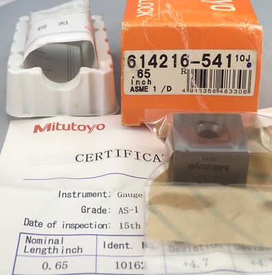 Gauge Blocks - Mitutoyo Cera