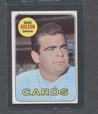 1969 Topps #341 Dave Adlesh (Cardinals) Ex A3 | eBay