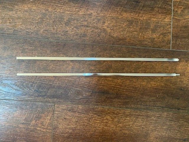 2 PIECE Gas Grill Rotisserie Replacement Spit Rod 37" Long 5/16 SQUARE ...