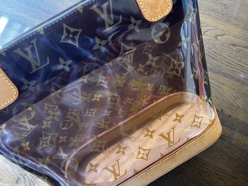 Louis Vuitton Translucent Tote Bag Clear Pvc Designer Handbag Stylish ...