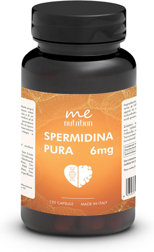 Spermidina Pura Alto Dosaggio | 6Mg per Dose | 120 Capsule | Supporto ...