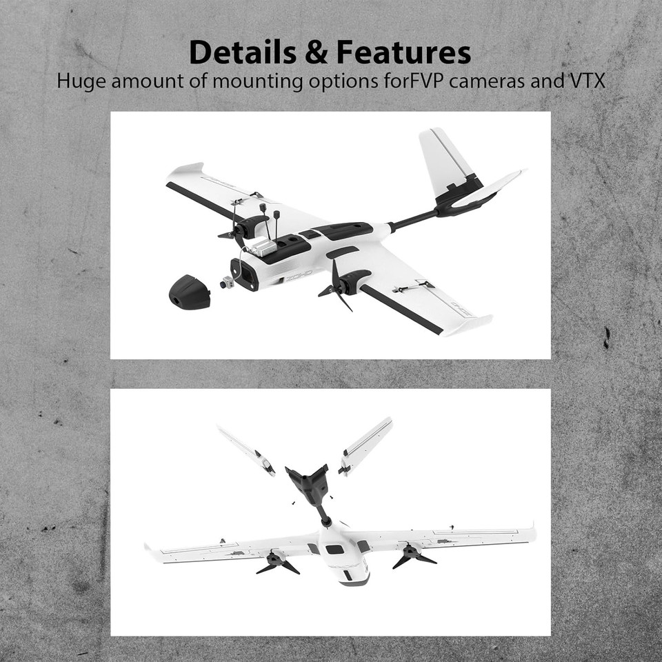 ZOHD Altus FPV Airplane, FPV Ready Aircraft RC Airplane(PNP Version ...