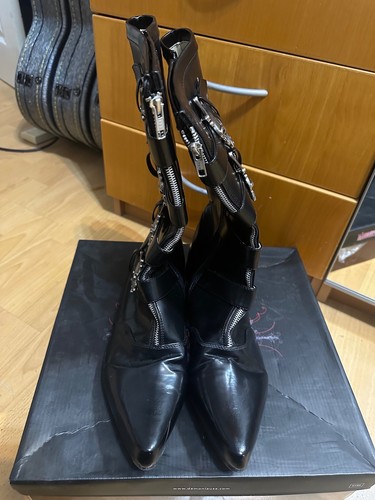 Demonia Gothic Boots Winkle pickers, Size 11, Worn Once (Size 12 ...