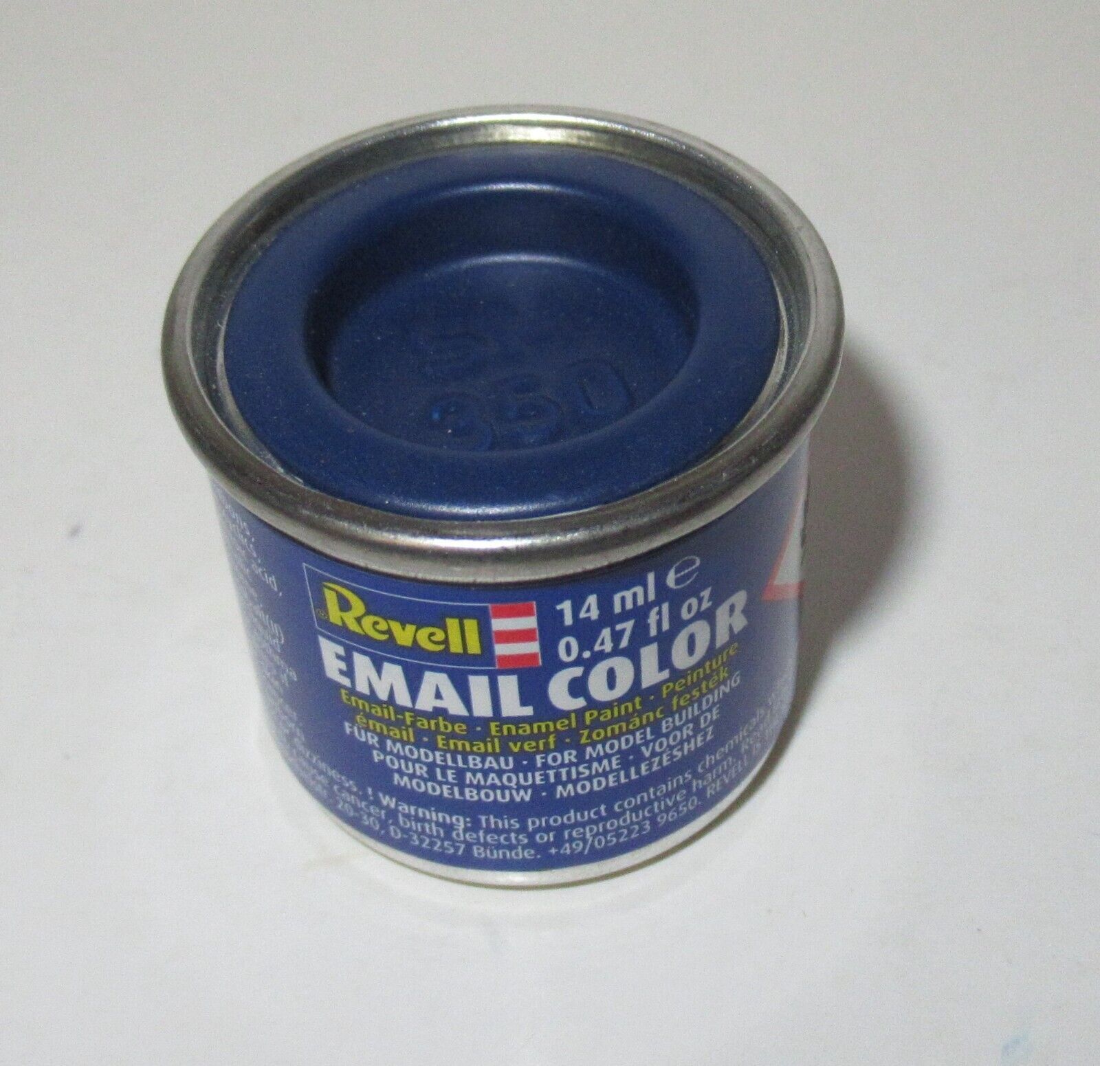 Revell Email Color- Enamel Dark Blue Silk Matte #350 (14ml) #32350 NEW ...