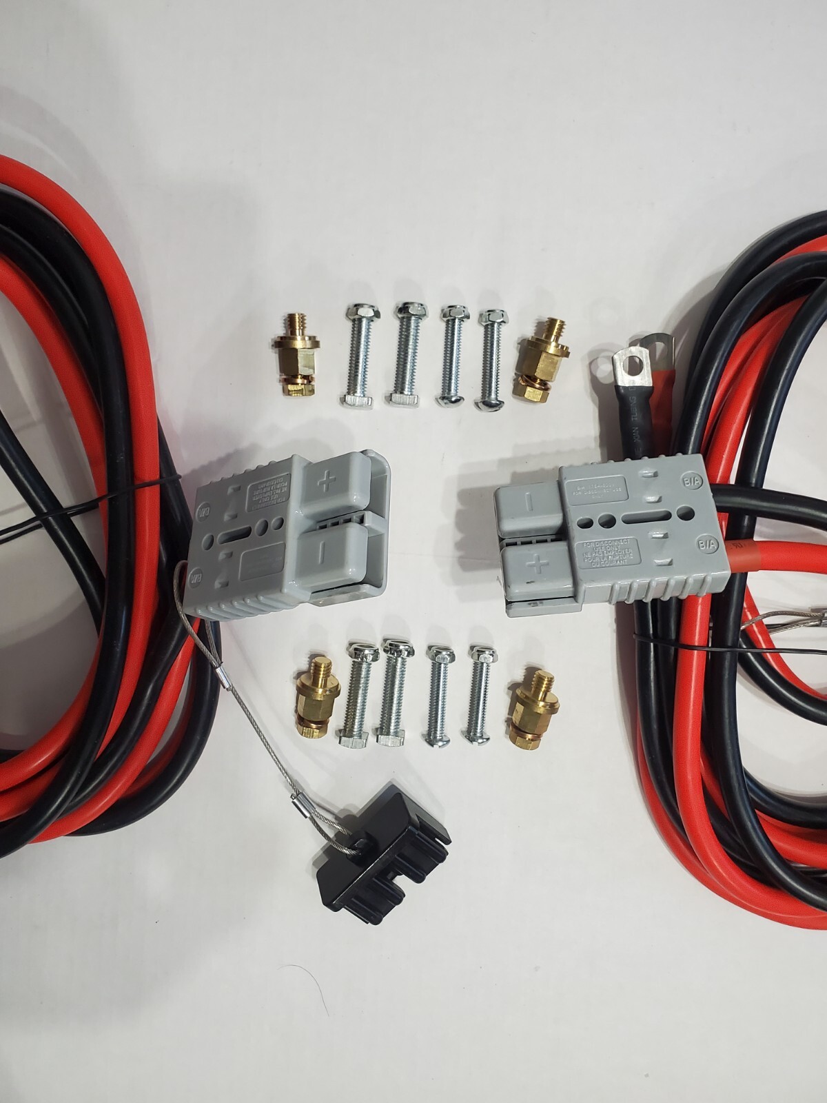 Battery Cable 175A 800V Connector cover 20' with battery side post ...