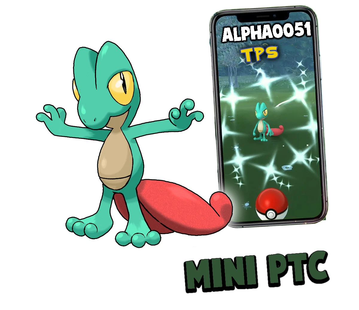 Shiny Treecko Pokemon