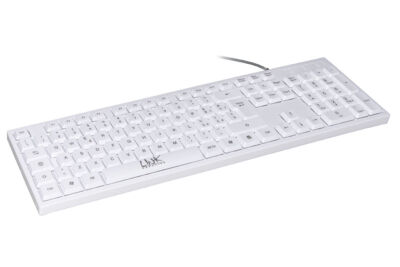 Clavier Italien Link 105 touches couleur blanche connecteur USB ...
