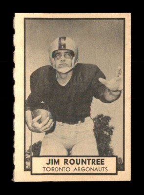 1962 Topps CFL #144 Jim Rountree EXMT/EXMT+ X2486285 | eBay