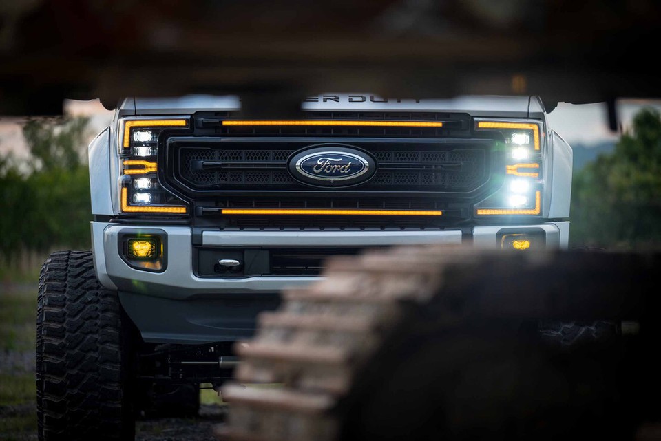 Morimoto XBG13 XBG LED DRL Grille For 20-22 Ford Super Duty Chrome ...