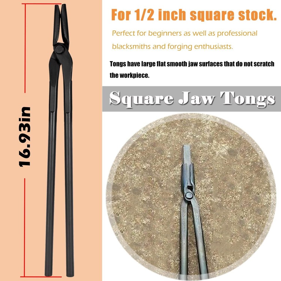 Knife Making Tongs 5PCS Blacksmith Tongs Tools Set Forging Tongs Tool ...