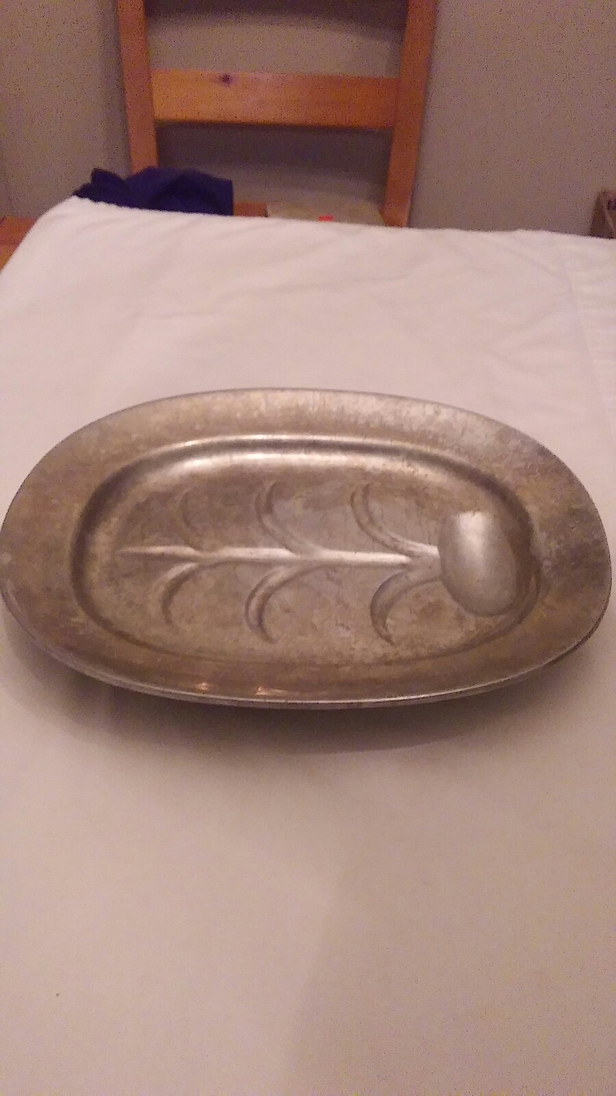 WILTON ARMETALE PEWTER WELL & TREE LARGE FOTED TURKEY/MEAT PLATTER | eBay