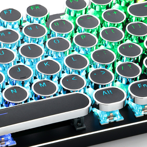 DIY Key Cap 104 Keys Retro Steam Punk Typewriter Mechanical Keyboard Keycap