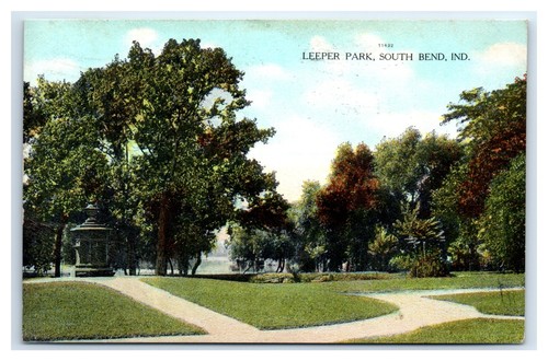 1908 SOUTH BEND, IN Postcard- LEEPER PARK IND | eBay