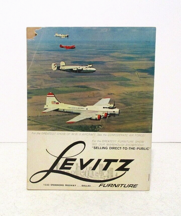 Confederate Air Force Ghost Squadron WWII Air Show Program Book Dallas ...