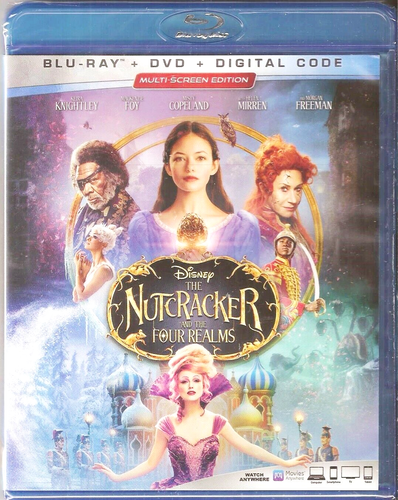 Disney The Nutcracker and the Four Realms Blu-ray + DVD + Digital Code Movie | eBay