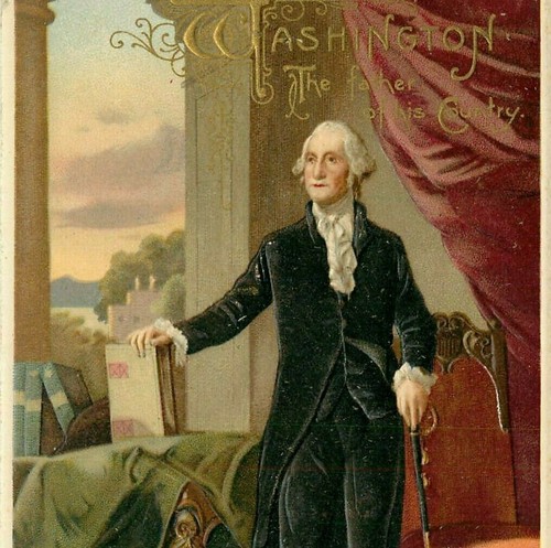 Antique George Washington Father of His Country Embossed Postcard John ...