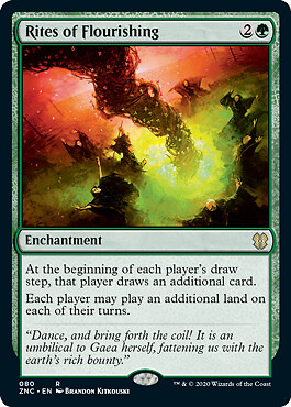 MTG - Rites of Flourishing, Zendikar Rising Commander | eBay