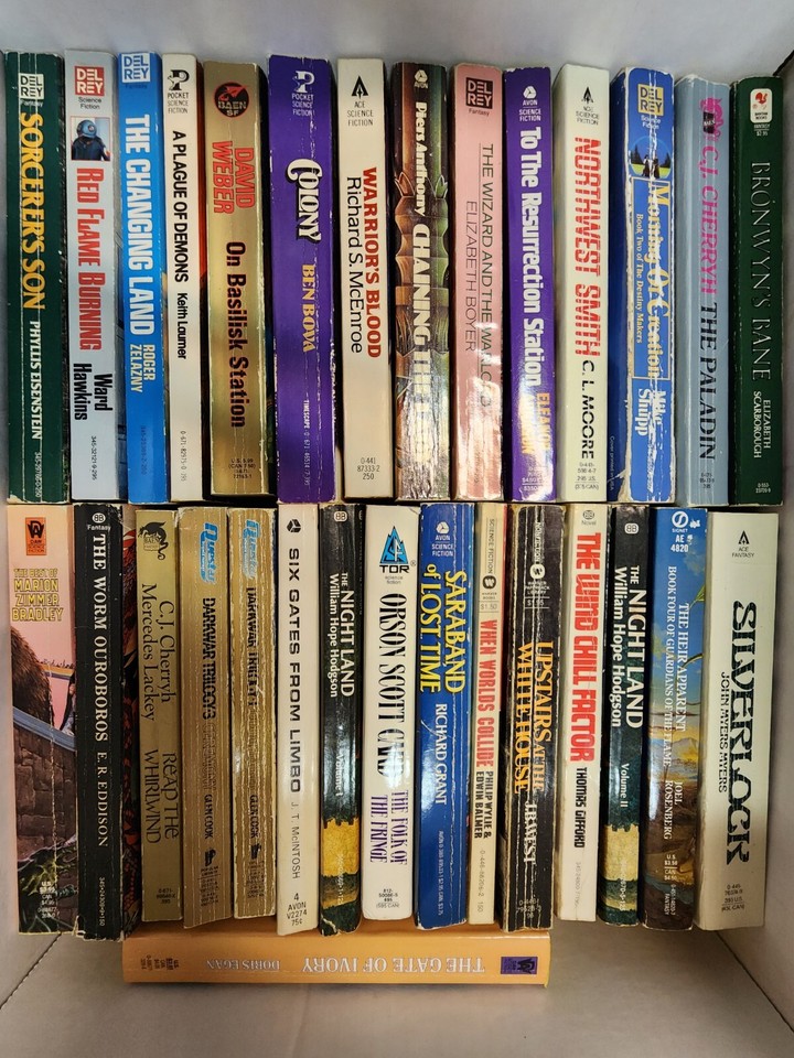 Vintage Science Fiction Paperbacks Some Rare & Highly Collectible LOT ...