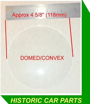 TRIUMPH TR3 1955-57 - DOMED/CONVEX Speedometer or Tachometer GLASS ...