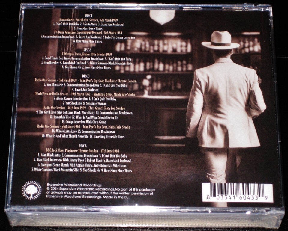 Led Zeppelin: Live & On Air - 1969 4 CD Box Set 2024 Expensive ...