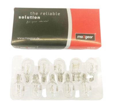 10x W21/5W 12V Socket T20 W3x16q MAXGEAR Glass Baseball Bulb E-TEST ...