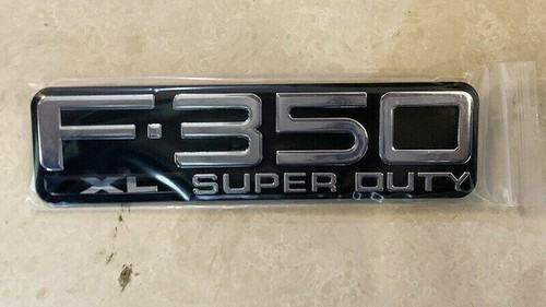 3pcs New F-350 SUPER DUTY XL FENDER EMBLEMS OEM For 1999-2004 F350 ...