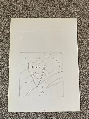Rare Vintage Retro PATRICK NAGEL 1980's Art Book Picture Print 80's ...