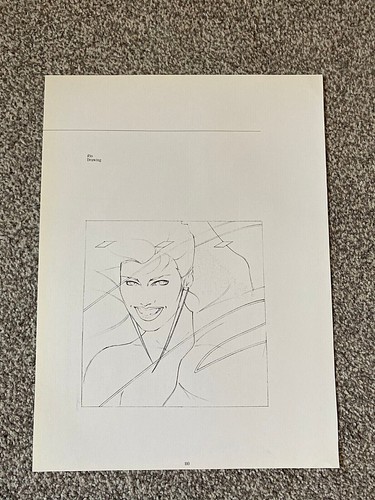 Rare Vintage Retro PATRICK NAGEL 1980's Art Book Picture Print 80's ...