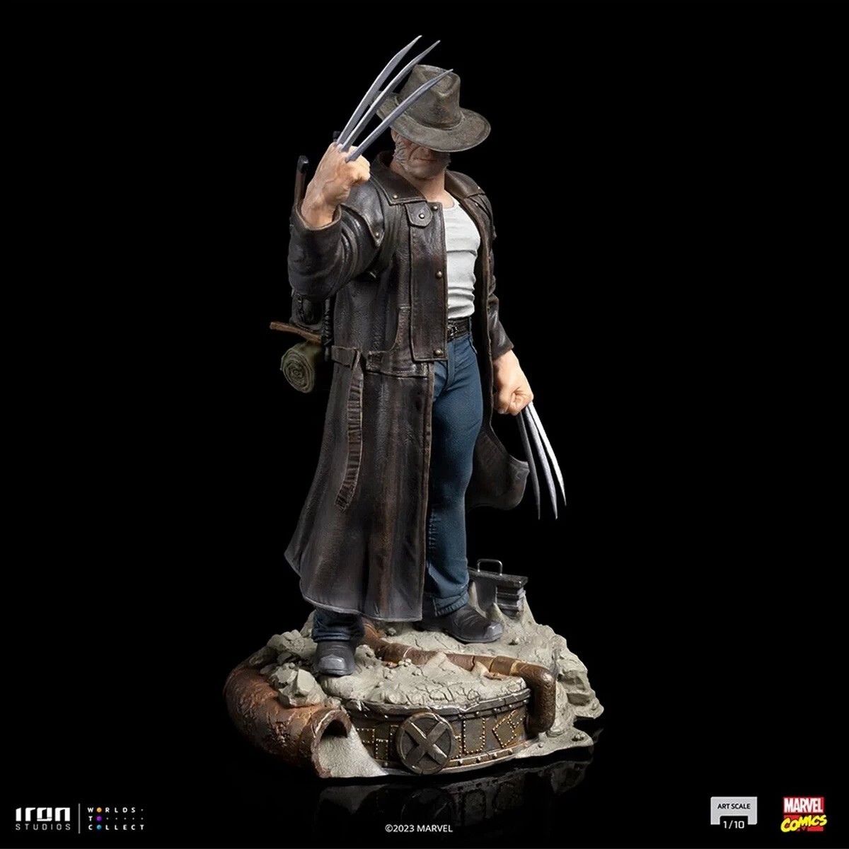 IRON STUDIOS 86523 X-Men Old Wolverine Old Man Logan Art Scale 1/10 ...