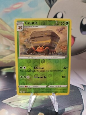 Pokemon TCG - Crustle 012/203 - Reverse Holo - Evolving Skies | eBay