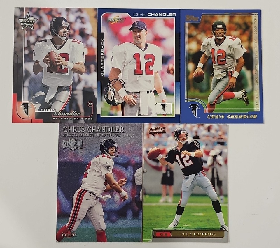 11 card Lot of CHRIS CHANDLER Atlanta Falcons Football Cards | eBay