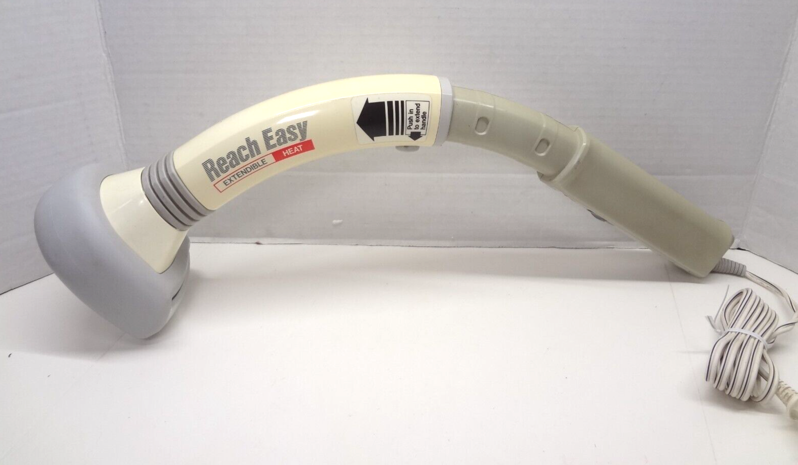 Panasonic Reach Easy Variable Speed Handheld Massager Extendable w/Heat ...