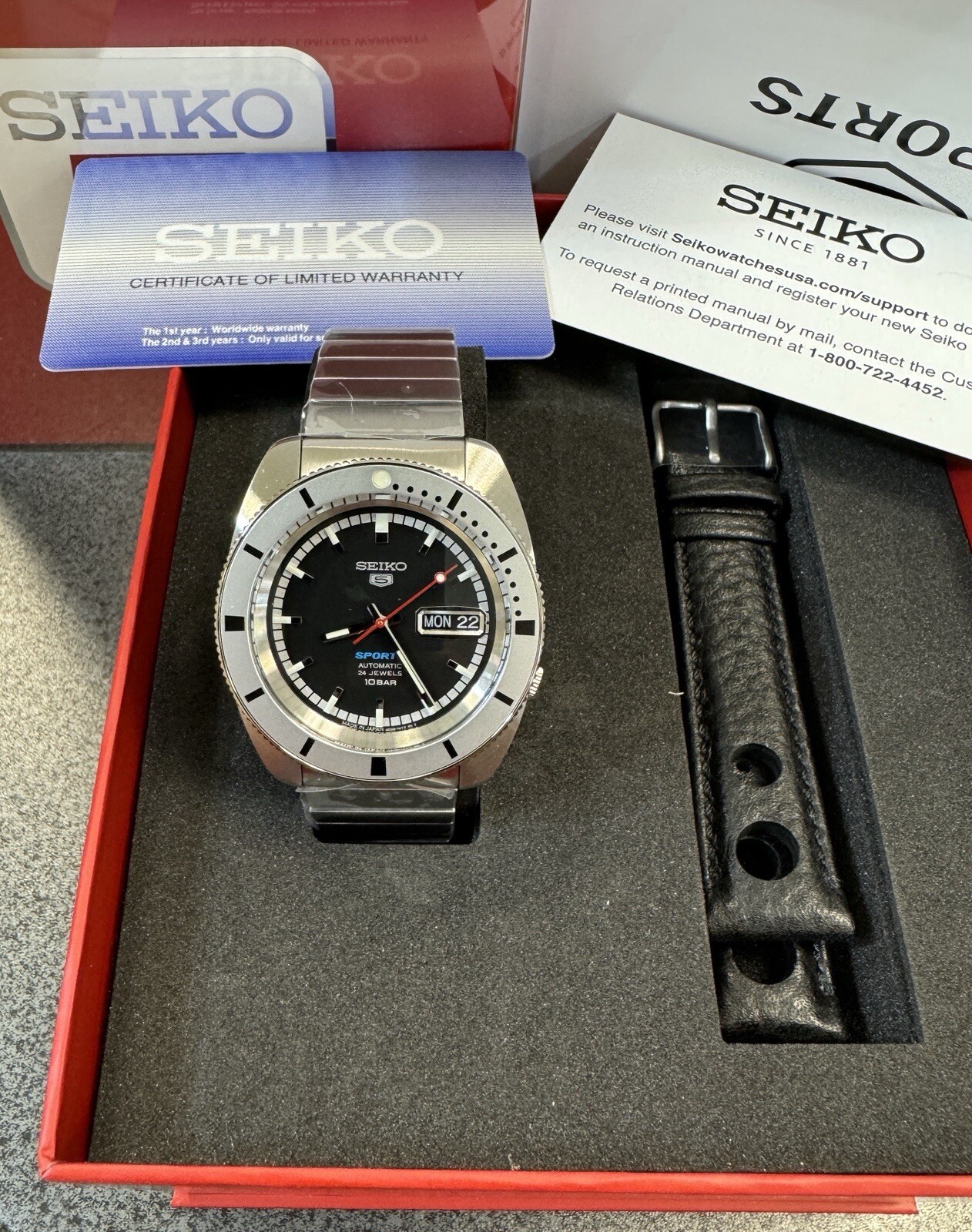 Seiko 5 Automatic Sports Heritage Re-creation Limited Edition Watch SRPL05 Japan | eBay