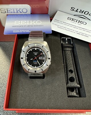 Seiko 5 Automatic Sports Heritage Re-creation Limited Edition Watch ...