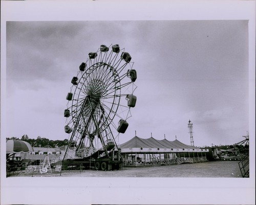 LG876 1977 Original Steve Perille Photo METROLINA FAIR Ferris Wheel ...
