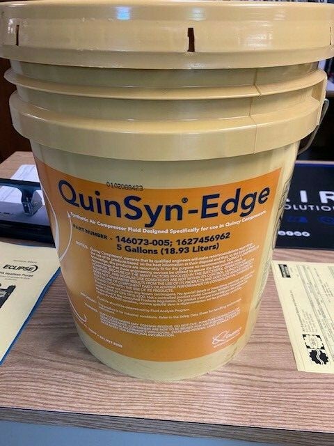 5 Gallon Quincy Quin Syn Edge Compressor Oil 146073-005 for sale online ...