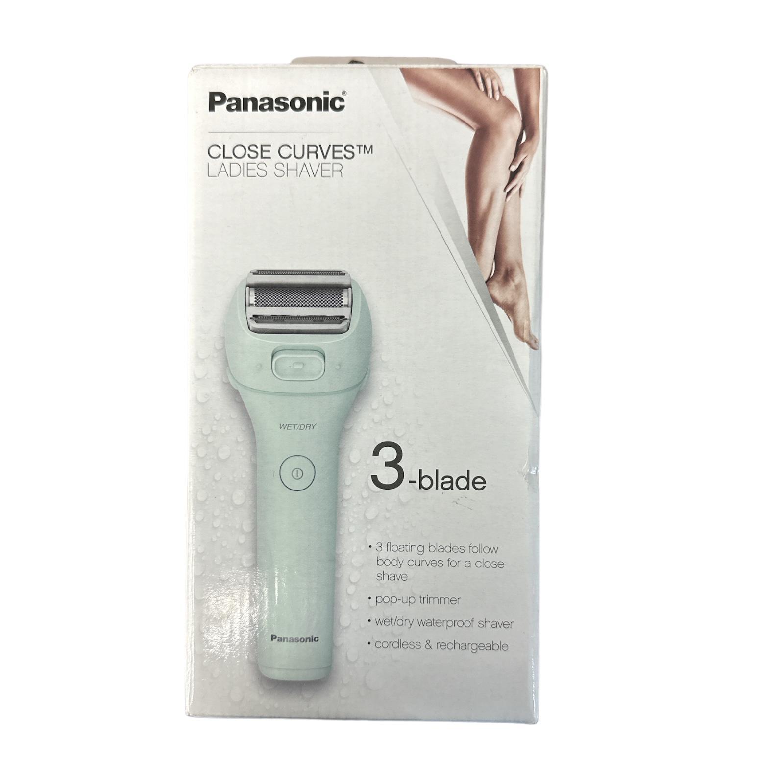 Panasonic Close Curves Electric Razor for Women Cordless 3-Blade Wet ...