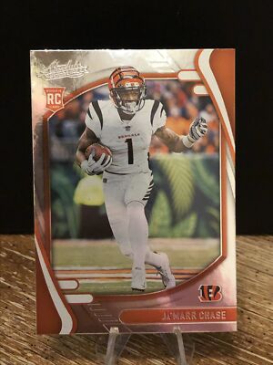2021 Absolute Football Jamarr Chase Rookie Card #105 Cincinnati Bengals ...