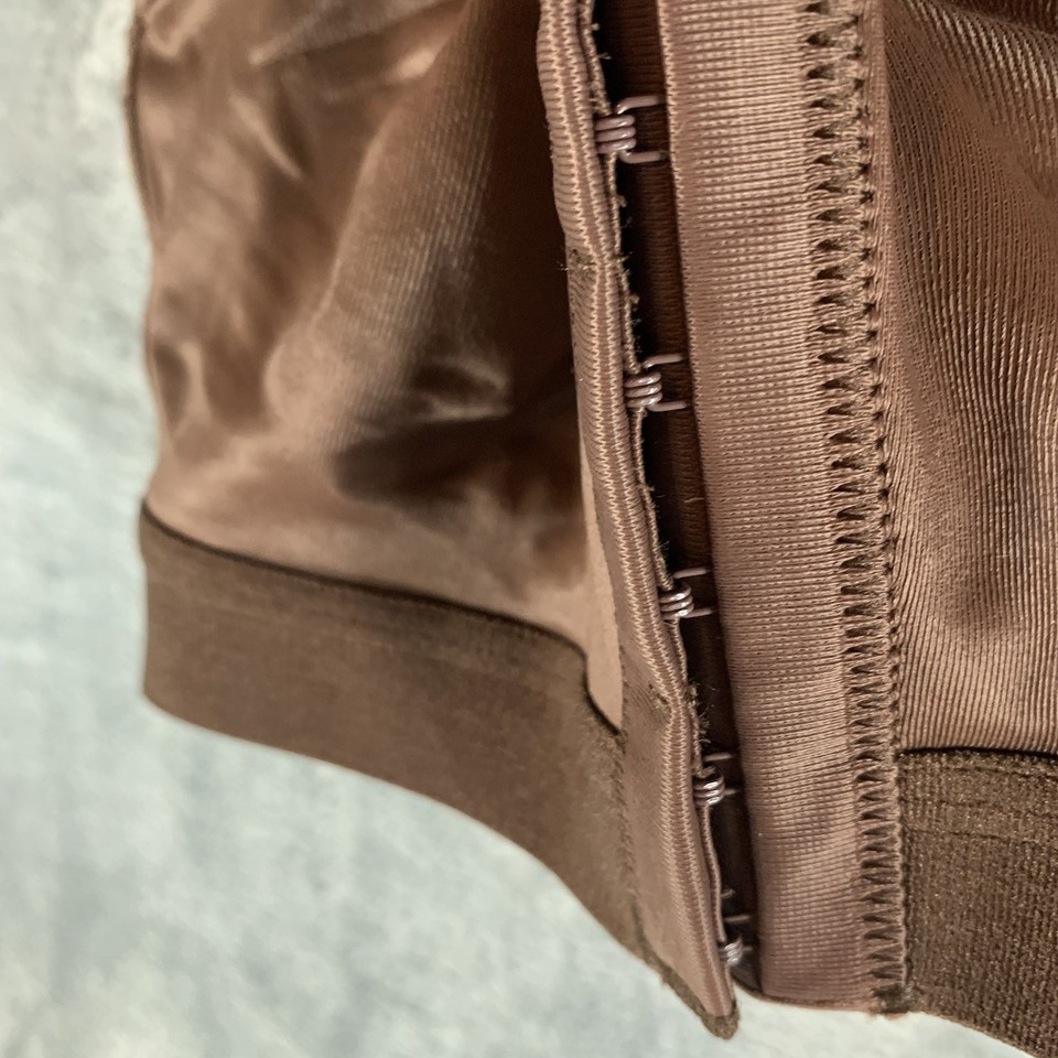 Leonisa Womens Bra 34B Posture Corrector Wireless Brown Back Support ...