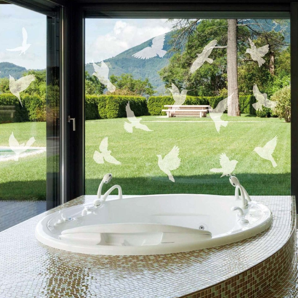 16 Pieces Window Decals to Prevent Bird Strikes, Hummingbird Anti ...