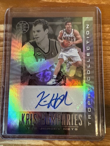 kris humphries 2019-20 panini illusions auto Trophy Collection ...